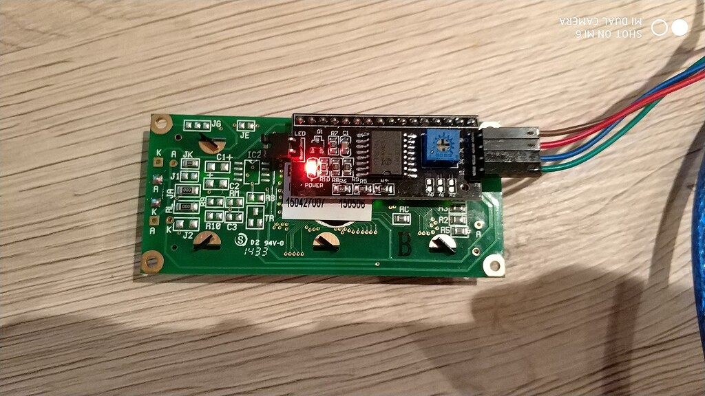 Probelm With I2C Display Displays Arduino Forum