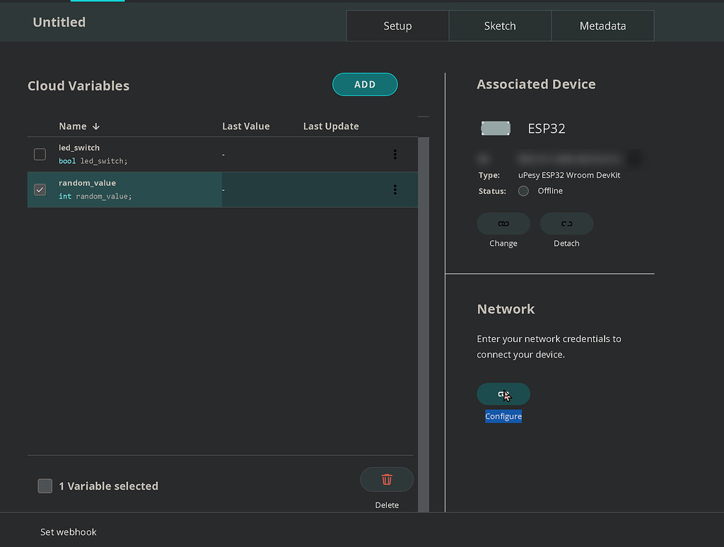 I Just Can T Click That Network Configure Button Cloud IoT