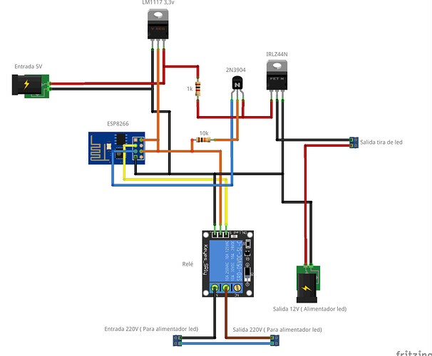 Making LED Strip Dimmable With Apple Homekit LEDs And Multiplexing