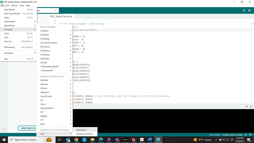 Fatal Error Grbl H No Such File Or Directory Programming Arduino