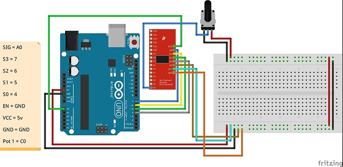 Problem With Multiplexer General Guidance Arduino Forum