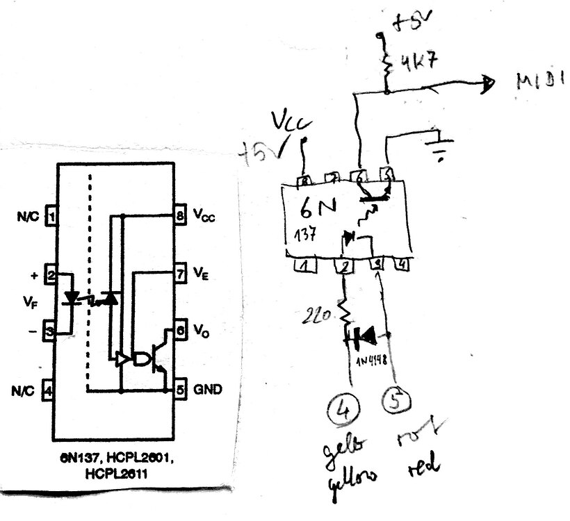 Output PinMode In Midi TTL Situation General Guidance Arduino Forum