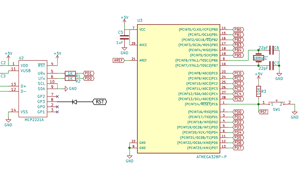 Resetting Microcontroller Using Mcp S Gpio Pin Networking