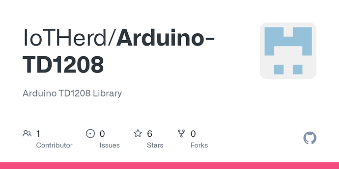 Arduino Library For Sigfox TD1208 Modules Libraries Arduino Forum