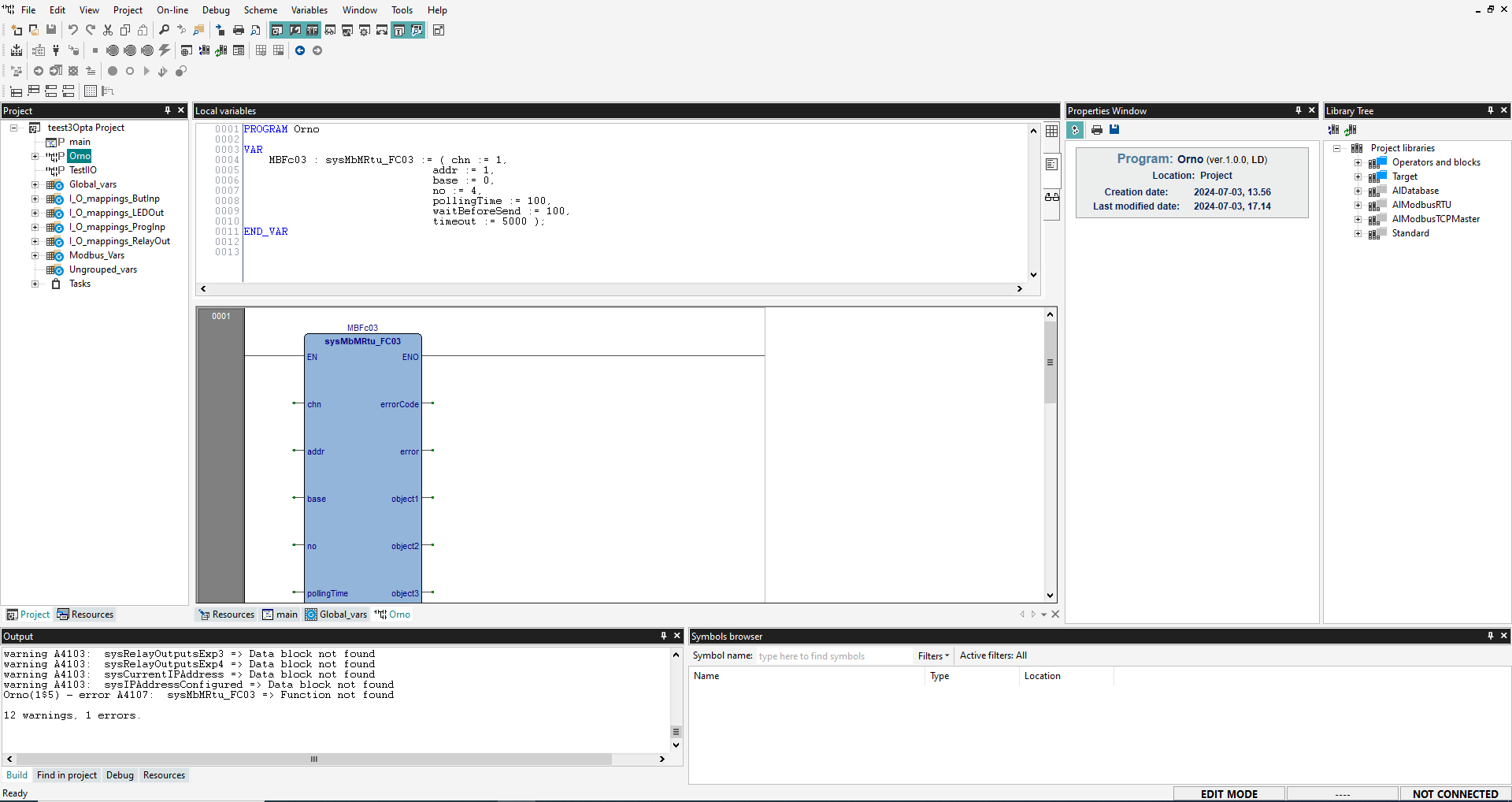PLC IDE Compile Problem Programming Arduino Forum