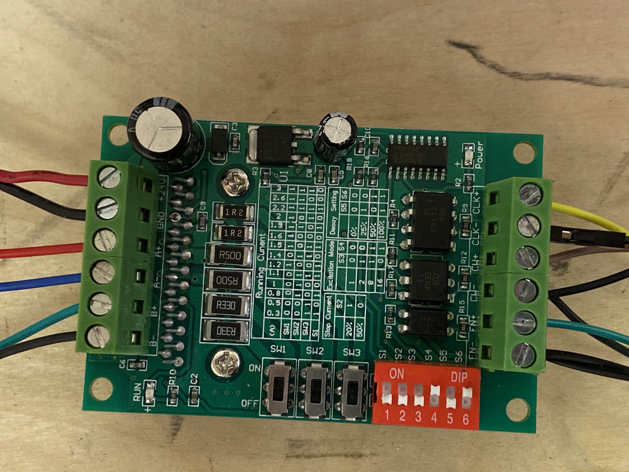 Control Stepper Forward And Reverse With Inductive Proximity Limit