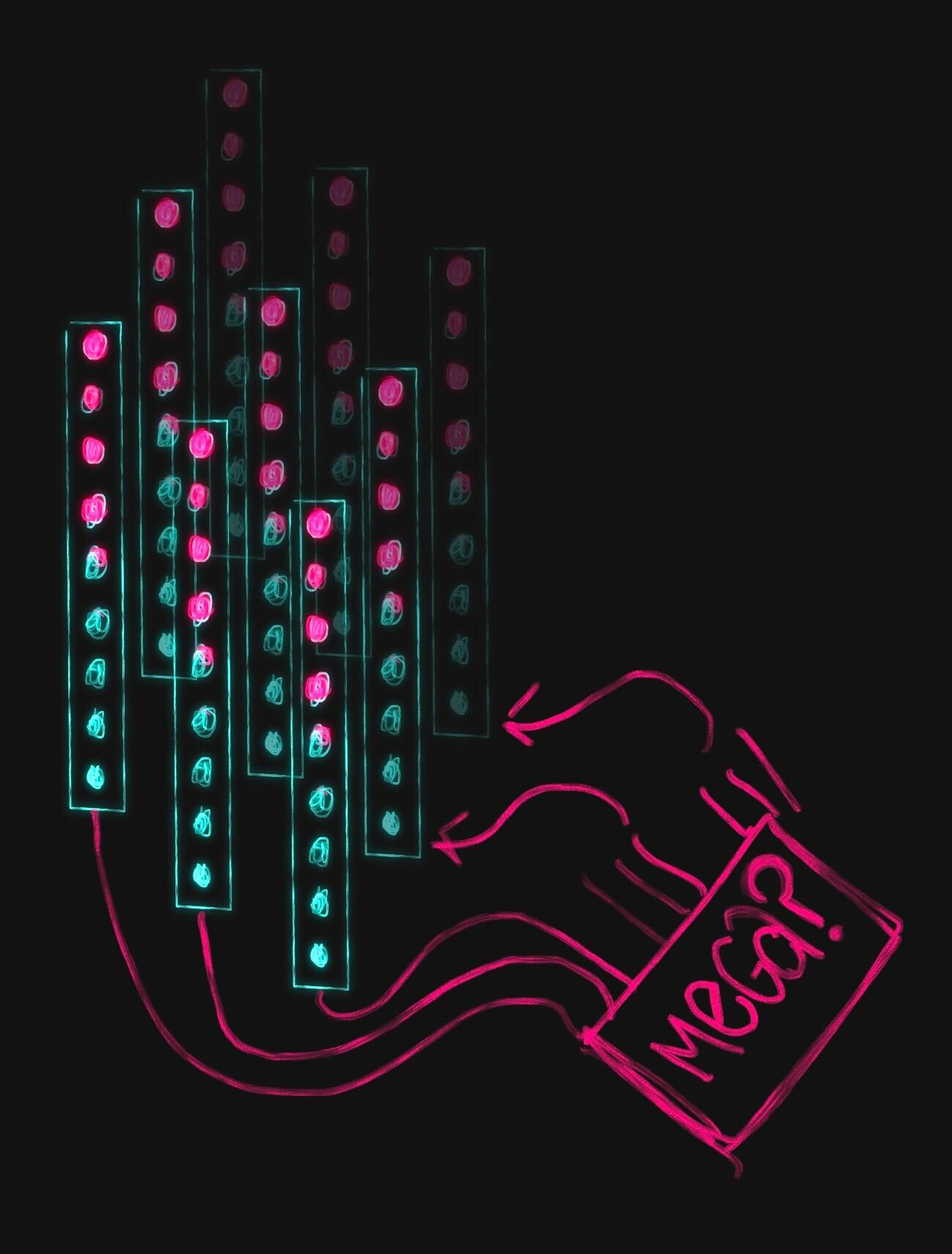 Running 9 Short Neopixel Strips From An Arduino General Guidance
