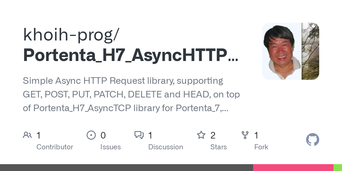 AsyncTCP AsyncUDP AsyncWebServer And AsyncHTTPRequest For Portenta H Supporting Both