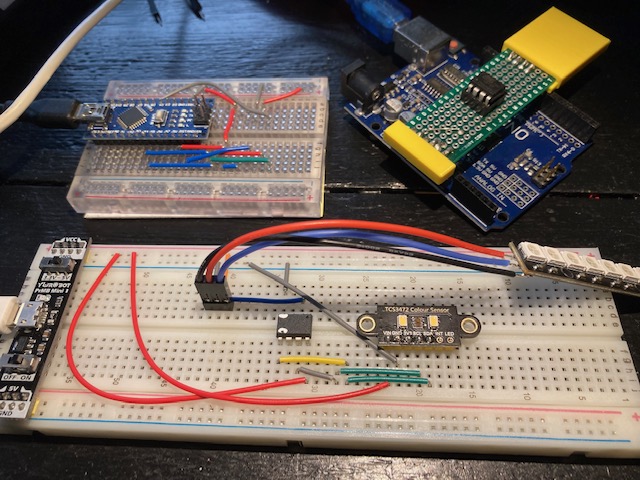 Tcs Color Sensor On Attiny Does Not Initialise Rd Party Boards