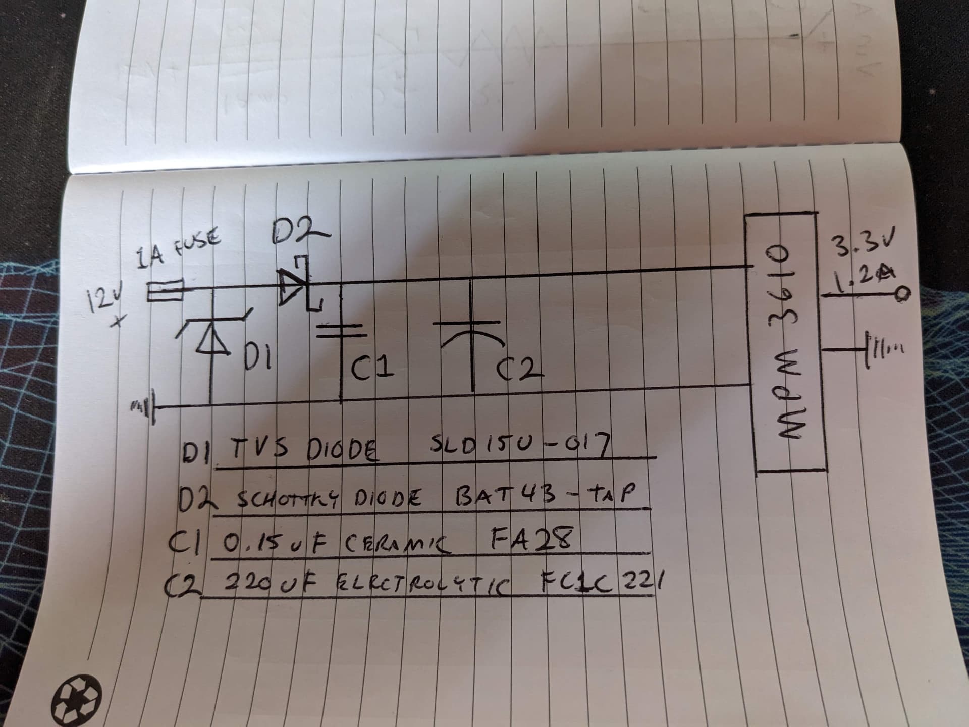 Dirty 12v Power Input Filter Sanity Check General Electronics