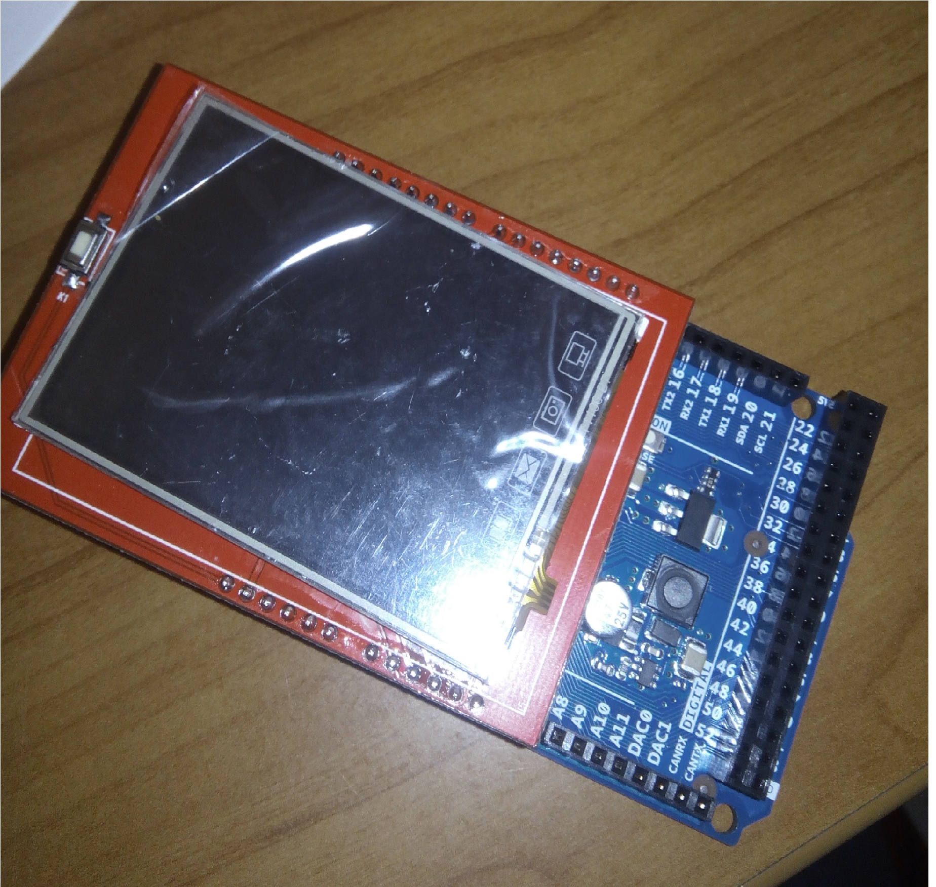 Arduio Due Tft Lcd Touchscreen Displays Arduino Forum
