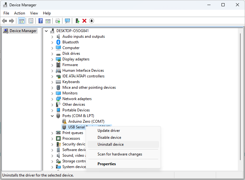 Arduino Zero Midiusb Problem Interfacing W Software On The Computer