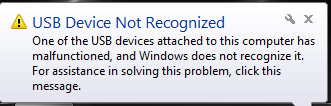 USB Device Not Recognised On Windows 7 IDE 1 X Arduino Forum