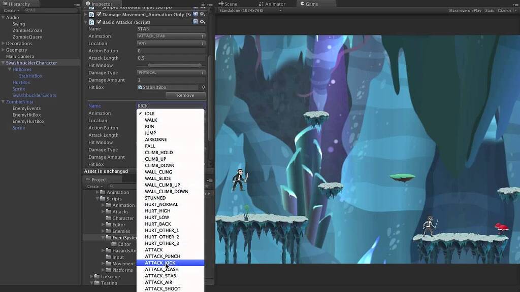 Effective 2d Animation With Mecanim Sample Code Inside Unity Engine