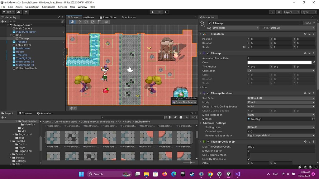 Collider Type None Not Working For Tilemap Unity Engine Unity