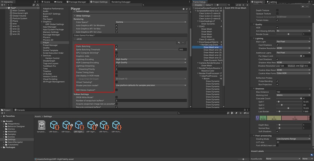 Dynamic Batching Is Missing URP Unity Engine Unity Discussions