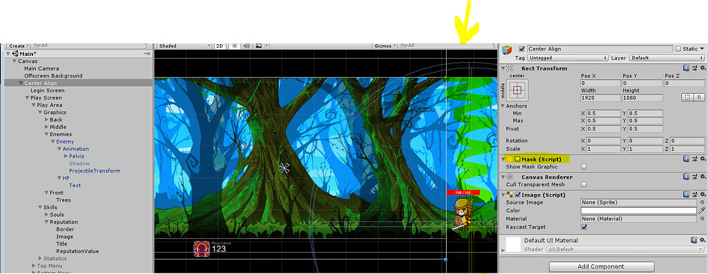 Masking A Sprite Against A Canvas Unity Engine Unity Discussions