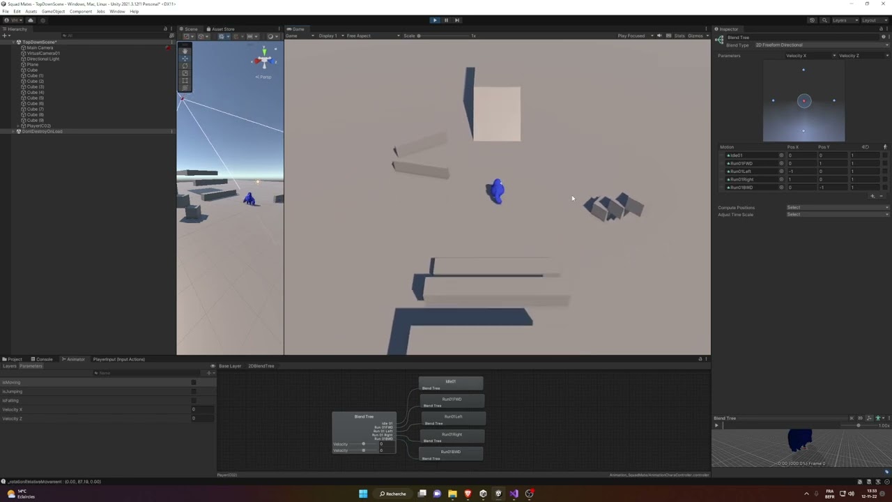 Top Dowm 3D Movement And Animation Issue Unity Engine Unity Discussions