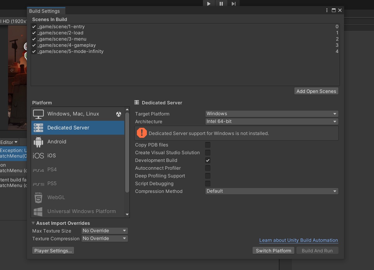 Building Addressables Fails Unity Engine Unity Discussions