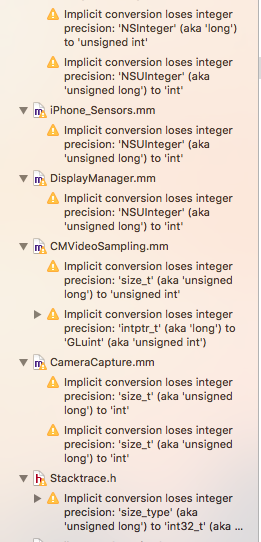 Many Warnings When Running In Xcode 7 Unity Engine Unity Discussions