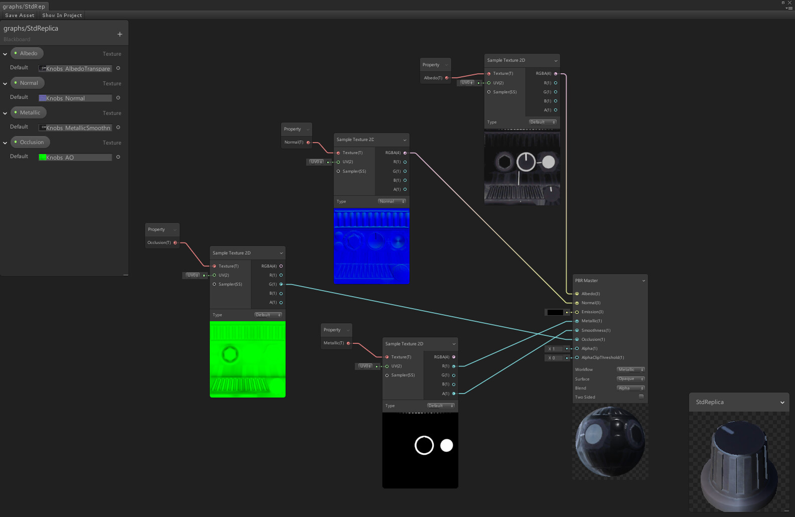 How To Replicate The LWRP Standard Shader In ShaderGraph Unity