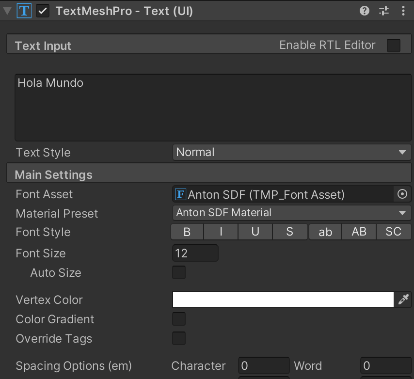 TextMeshPro Problem With Text Unity Engine Unity Discussions