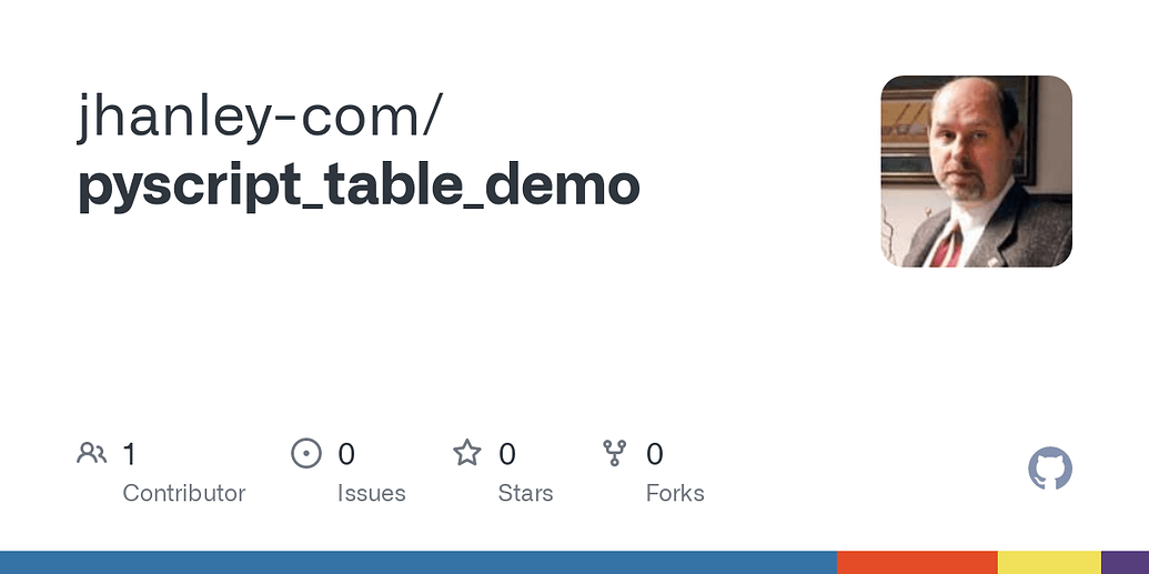 How To Render Data From Inside Pyscript To Populate A Html Table Pyscript Anaconda Forum