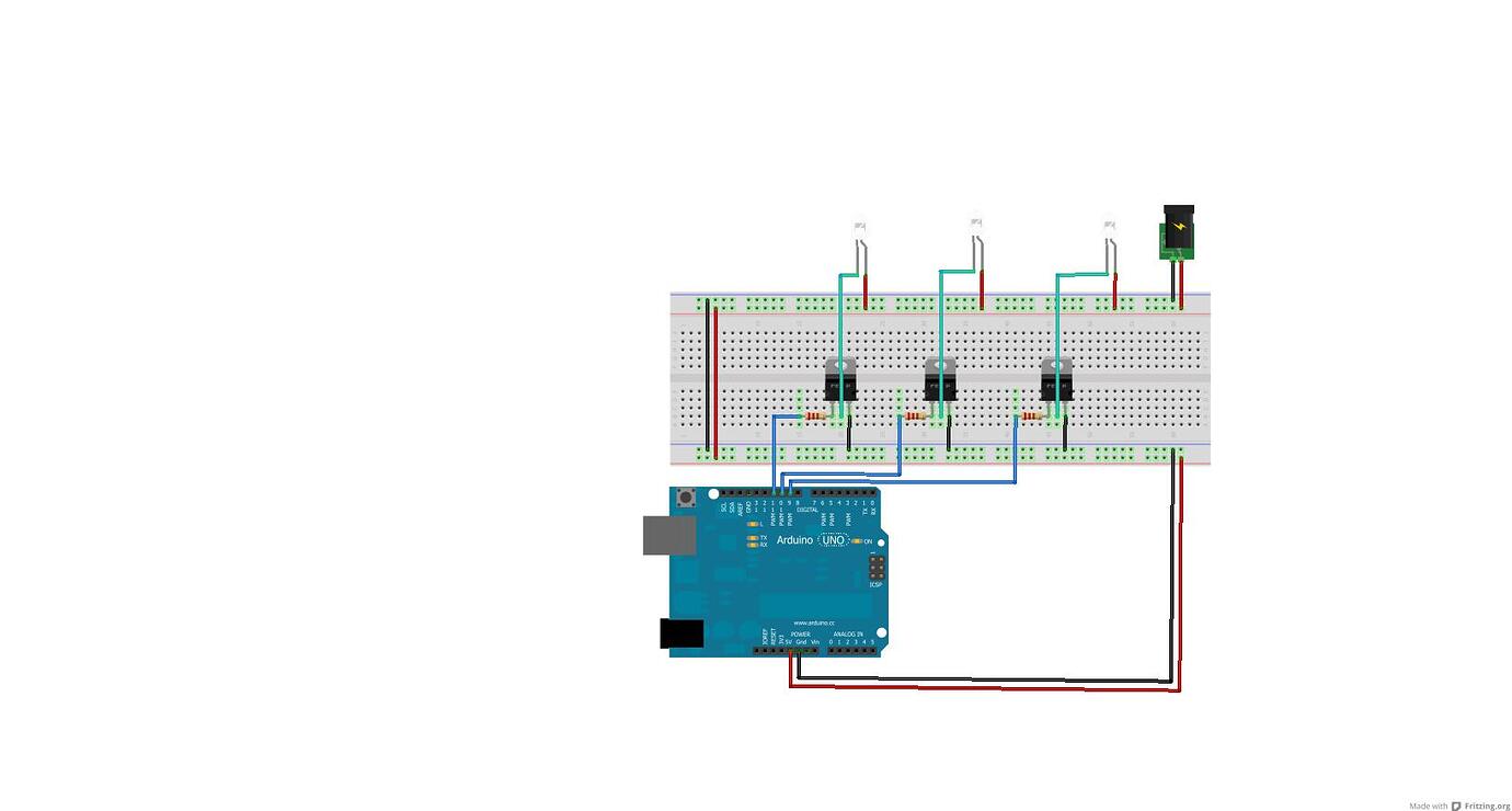 Arduino 10 x 12V, 10Watt LEDs steuern - Deutsch - Arduino Forum