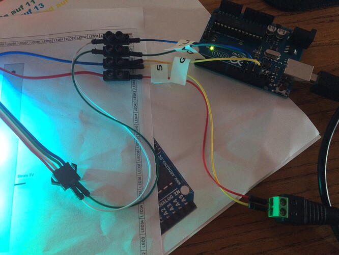 Arduino Uno R3 mit WS2801 LED Stripe als Ambilight Nachbau - Deutsch - Arduino Forum