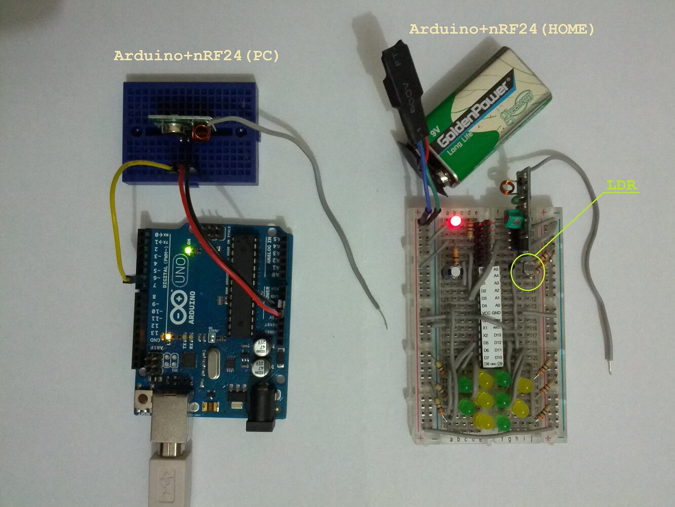 nRF24L01+ Sending and receiving data - Programming - Arduino Forum