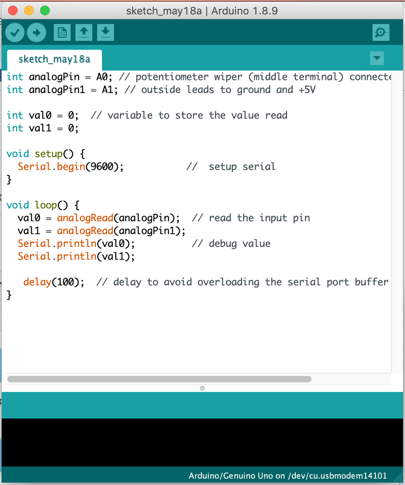 How to separate analog inputs from Arduino in Max/MSP - Interfacing w/ Software on the Computer ...