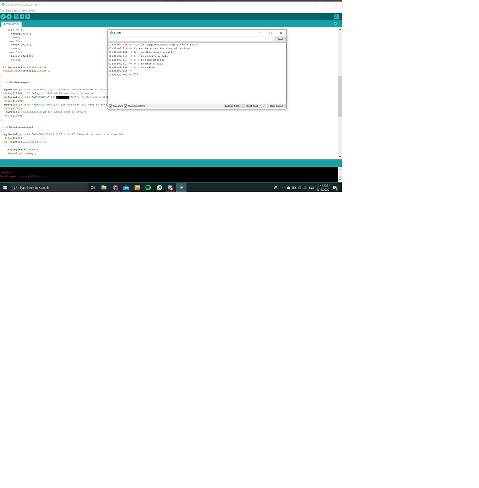 SIM900A and WeMoS D1 R32 (ESP32) - Networking, Protocols, and Devices - Arduino Forum