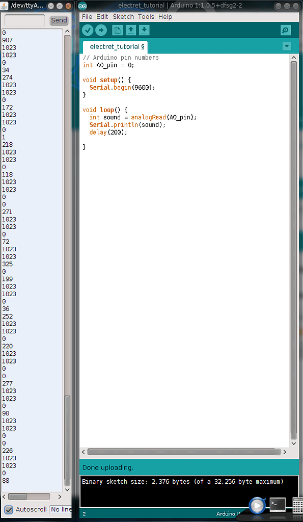 SparkFun Electret Microphone Breakout - Sensors - Arduino Forum