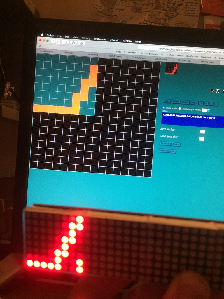 Questions About Led Matrices And Libraries Mdmax72xx Programming Arduino Forum