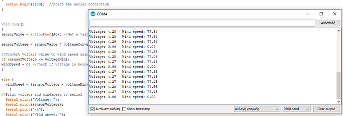 ARDUINO UNO ANEMOMETER PROBLEM!! - General Electronics - Arduino Forum