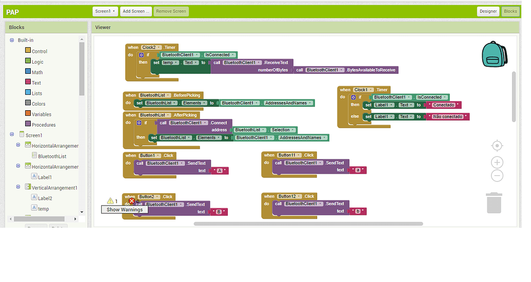 Transmit received data from temperature sensor to MIT App Inventor 2 ...