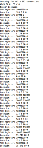 Reading register values from SPI - Sensors - Arduino Forum