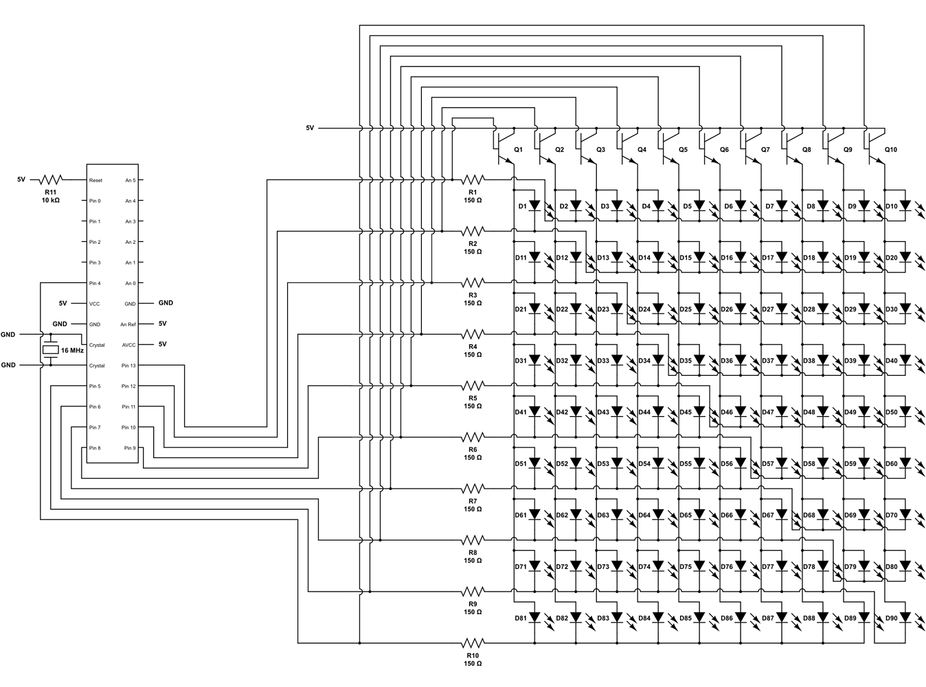 RGB LED CUBE Unexpected behaviour - Programming - Arduino Forum