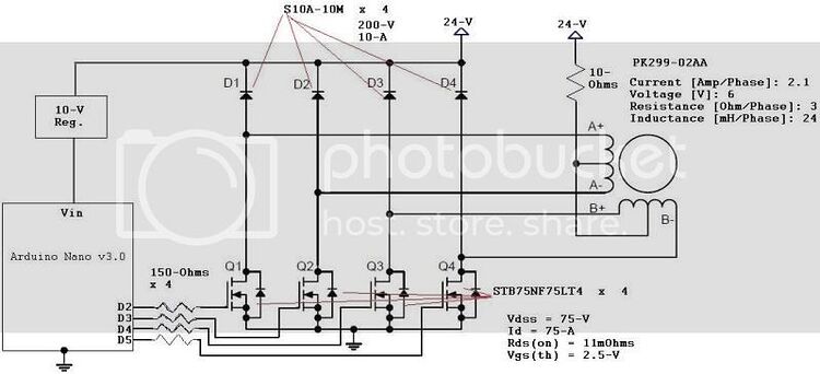 Control de motores PAP 24 V - Hardware - Arduino Forum