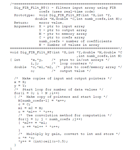 FIR Filtering on Audio - Audio - Arduino Forum