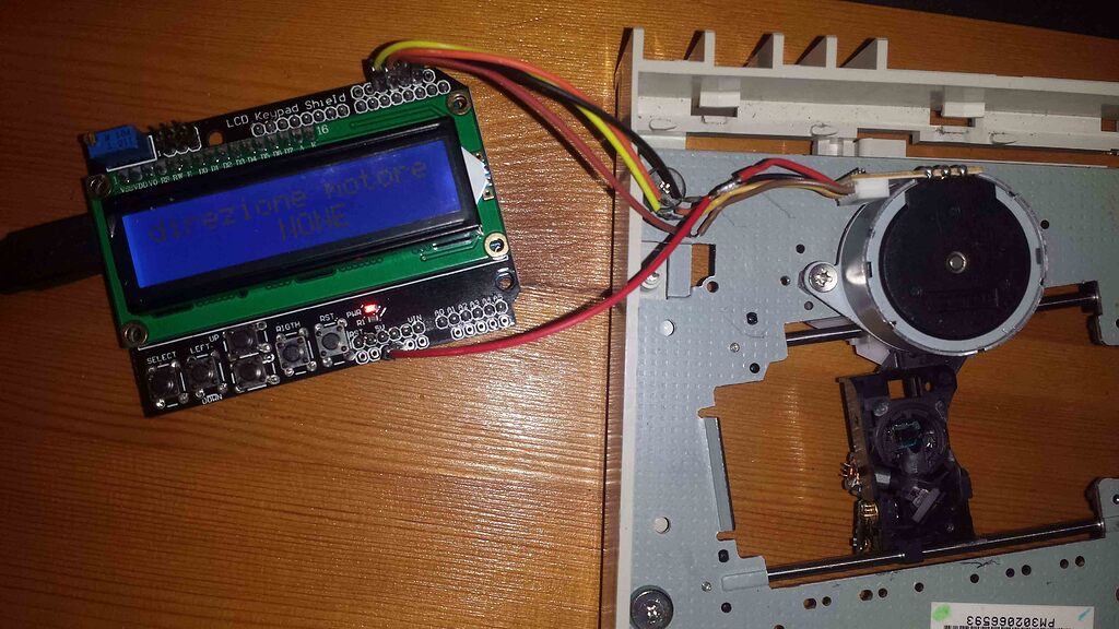 collegare lcd keypad shield + motore stepper - Software - Arduino Forum