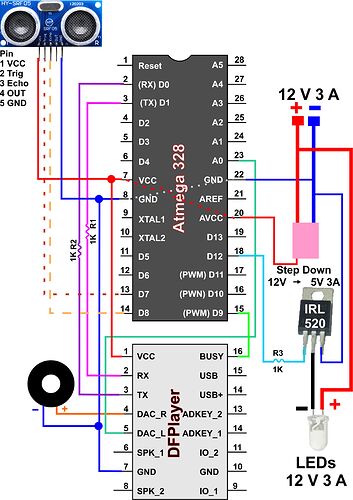 DFPlayer and Ultrasonic Sensor - Programming - Arduino Forum