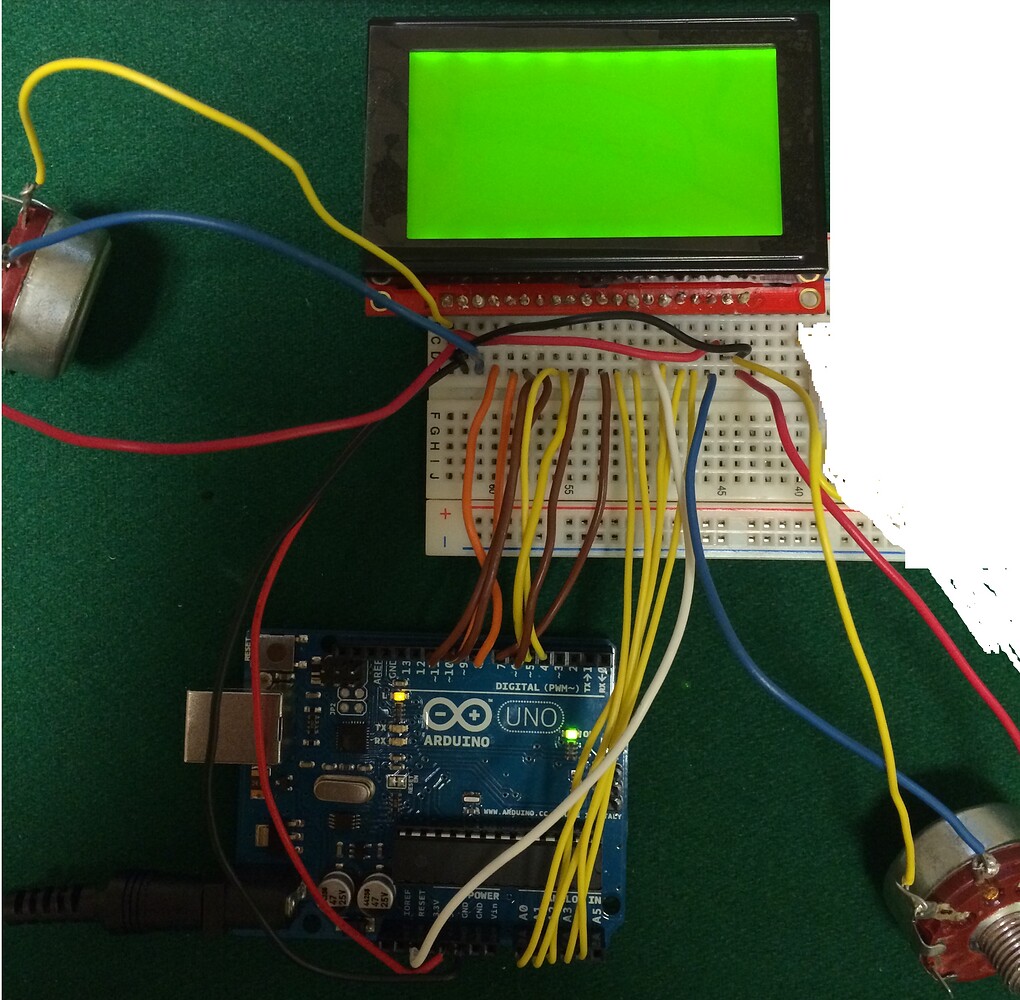 My GLCD code/hookup from arduino examples doesn't display text. - Displays - Arduino Forum