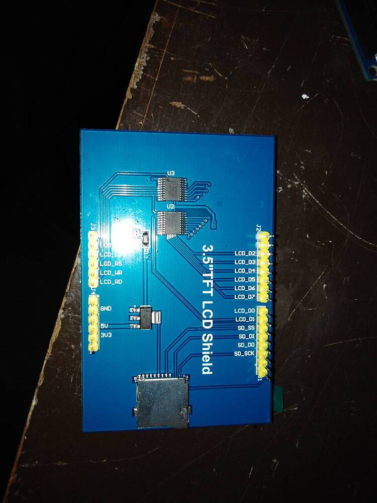 assembly 3.5 TFT LCD (ili9486) with arduino MEGA - Displays - Arduino Forum