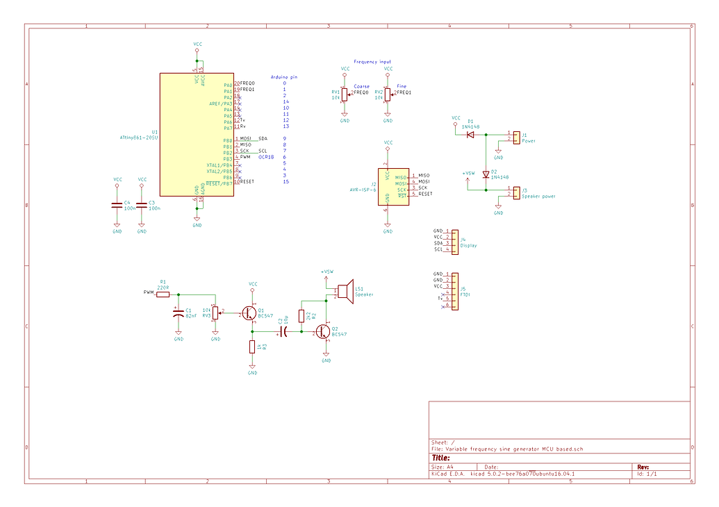 Sine wave generator with variable frequency - General Guidance ...