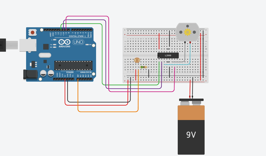 DC motor control with LDR - General Guidance - Arduino Forum