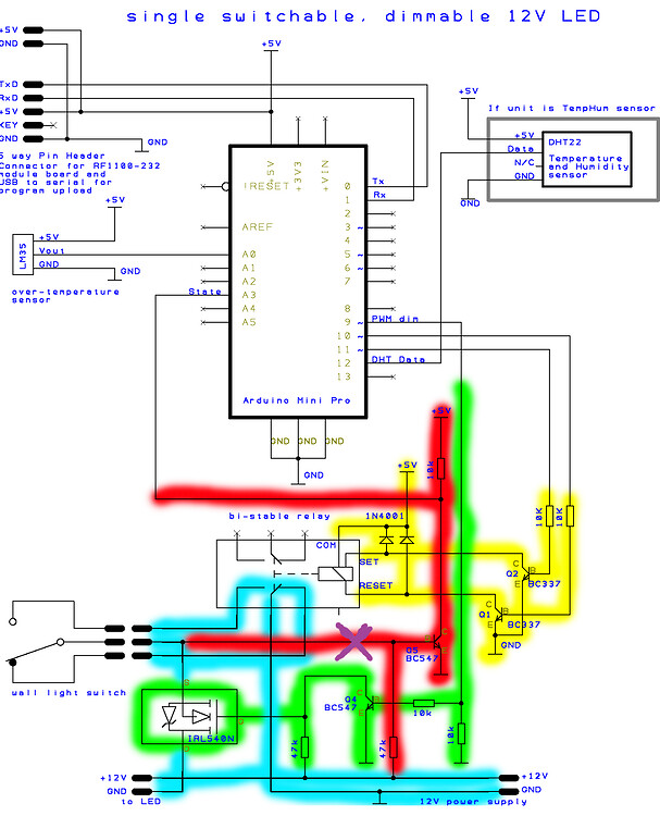 Help With An Led Dim Switch Circuit Please General Electronics