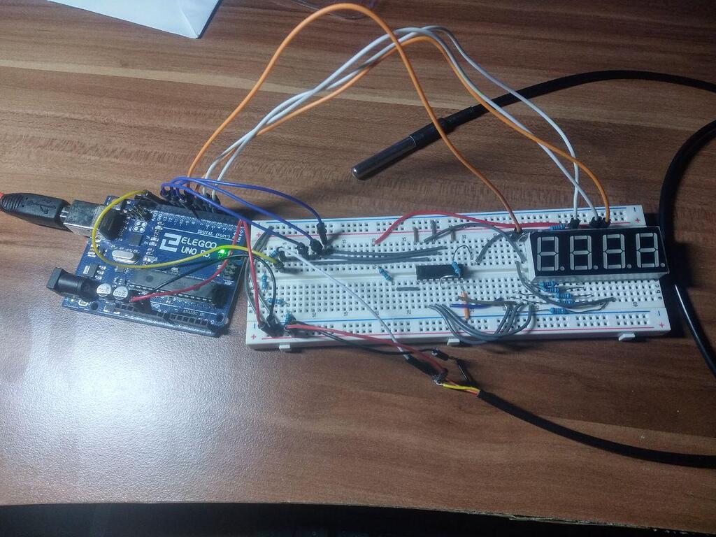 Temperaturmesser mit LED-Anzeige - Deutsch - Arduino Forum