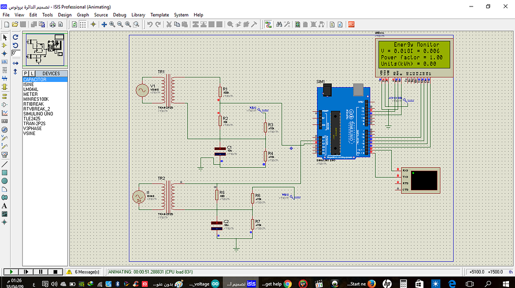 Energy monitor using proteus - General Guidance - Arduino Forum