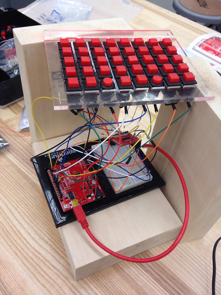 Shift Register With 40 Buttons Leds And Multiplexing Arduino Forum